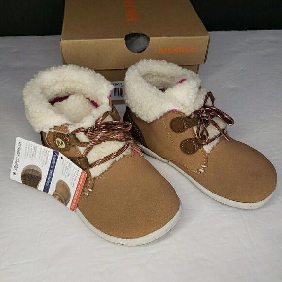 Merrell | Shoes | Merrell Bare Steps Cocoa Chestnut Boots Suede 95 M ...